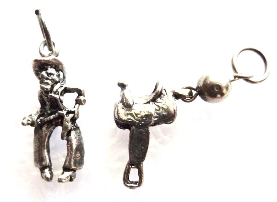bOLO SCARF SLIDE HORSE SADDLE COWBOY CHARMS COUNTRY WESTERN JEWELRY ...