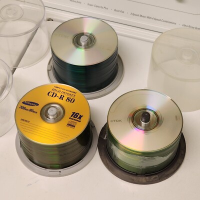 TDK SAMSUNG CD-R Blank Discs Recordable 148 Pcs 74 80 Min 650 700 mb ...