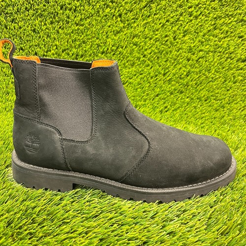 Timberland Redwood Falls Mens Size 9 Black Classic Chelsea Ankle Boots ...