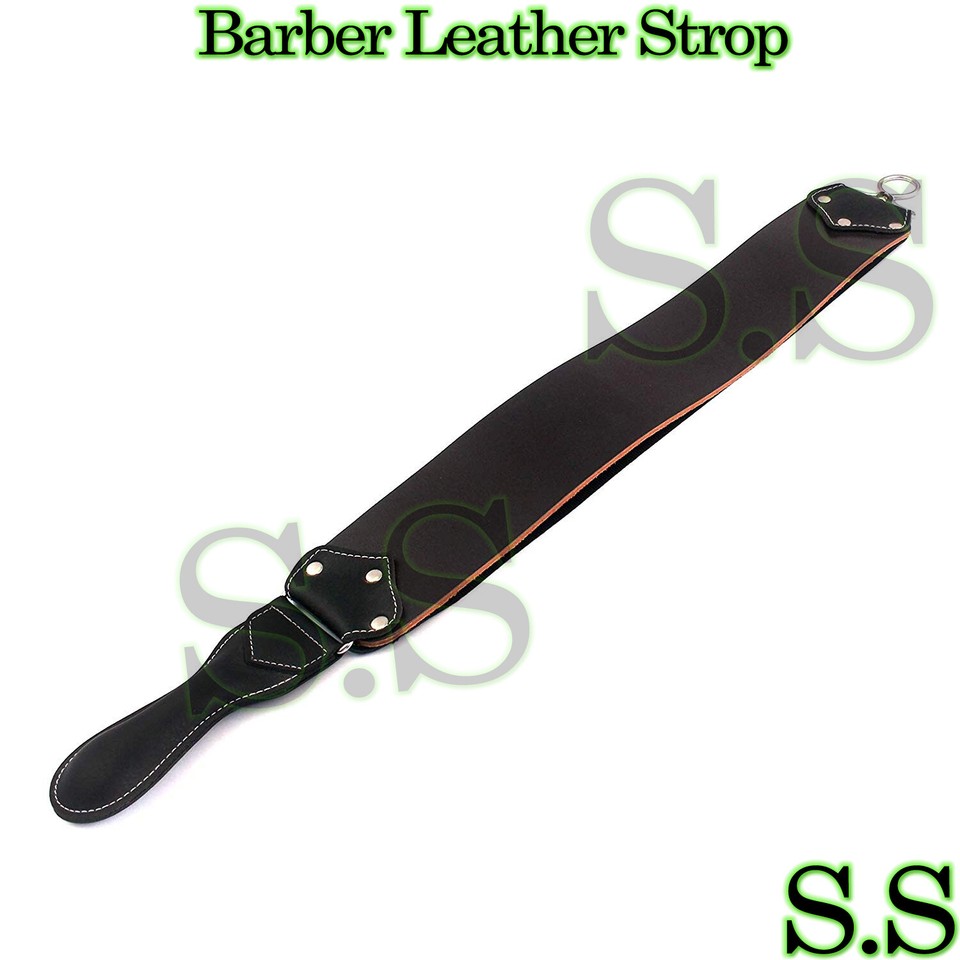 Professional Barber Leather Strop Straight Razor Sharpening Shave ...