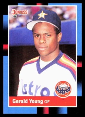 1988 Donruss 431 Gerald YOUNG Outfield Houston ASTROS FREE mailing | eBay