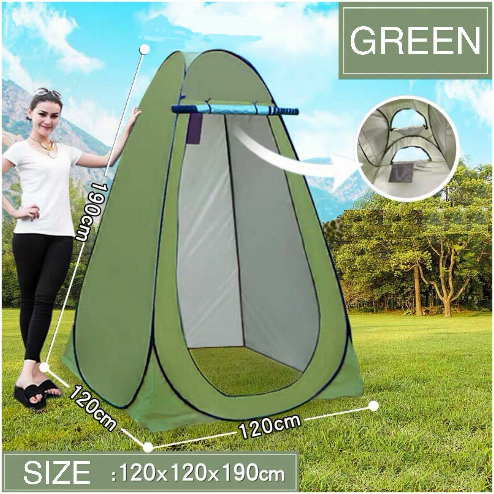 Pop-Up Privacy Tent Portable Outdoor Camping Shower Toilet Changing ...