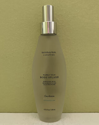 (1) Bath & Body Works Luxuries GARDENIA Purely Silk Body Splash 4.75oz ...