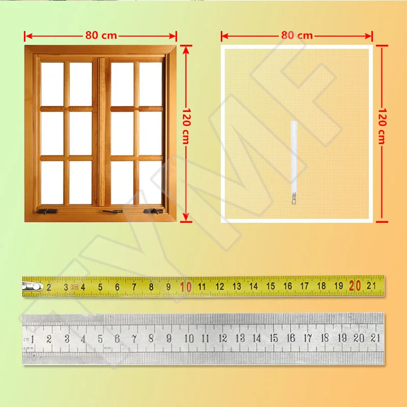 White Zipper Invisible Glass Fiber Attic Window Screen Mesh Can ...