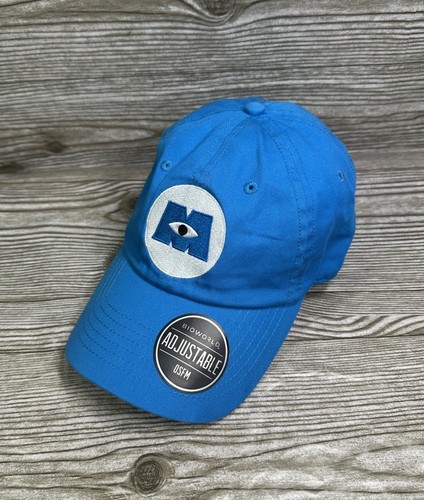 Disney Monsters Inc. Embroidered Logo Hat Adjustable Strap Baseball Cap ...