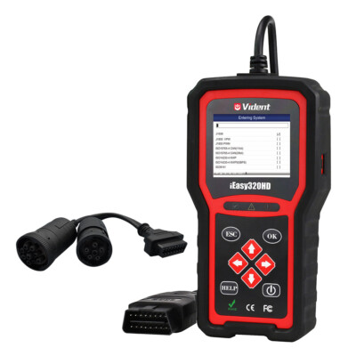 HEAVY DUTY TRUCK OBD2 DIAGNOSTIC HD CODE READER DIESEL SCANNER VIDENT ...