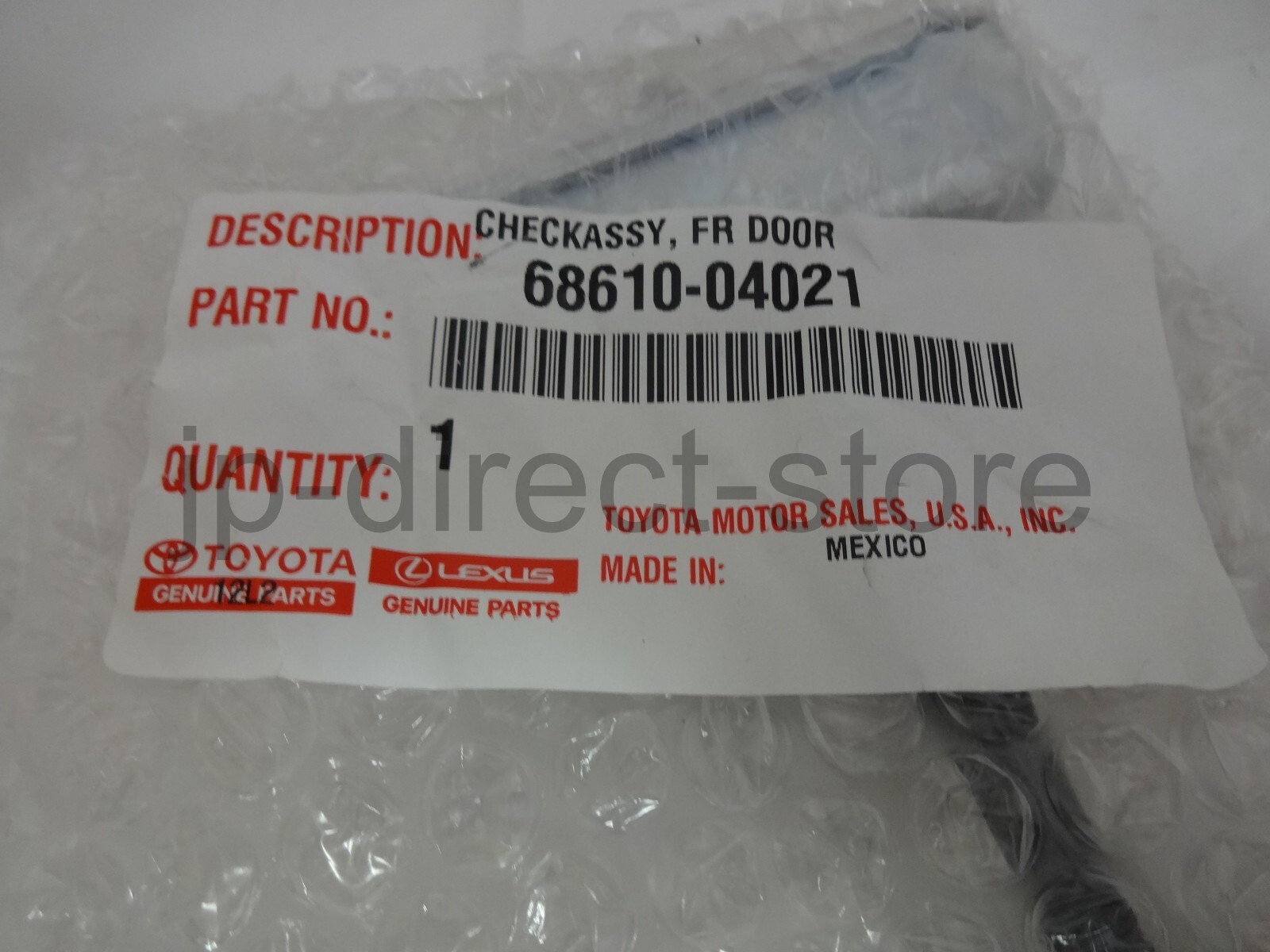 Genuine Toyota 2005-2016 Tacoma Front Door Check 68610-04021 OEM Left ...