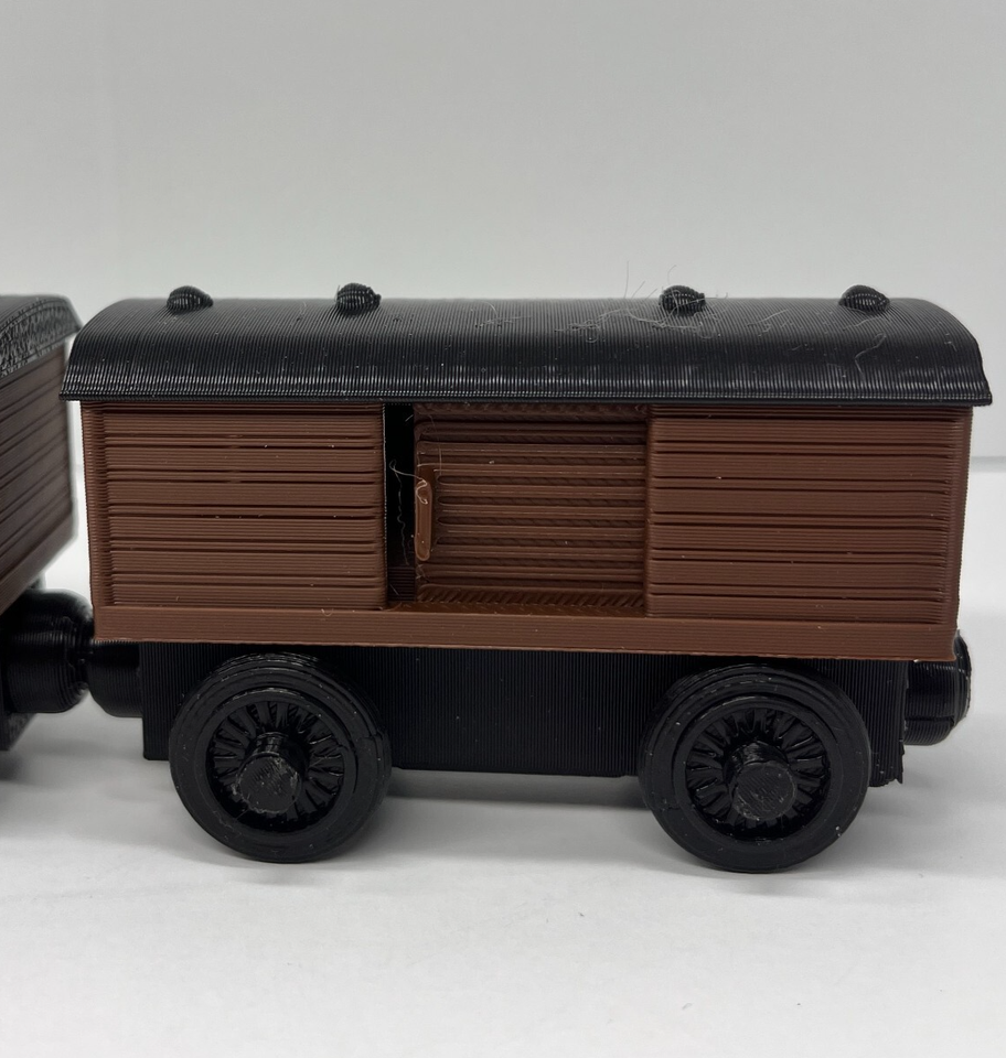 Wooden Railway Breakvan Caboose Cargo Train Custom Made Thomas ...
