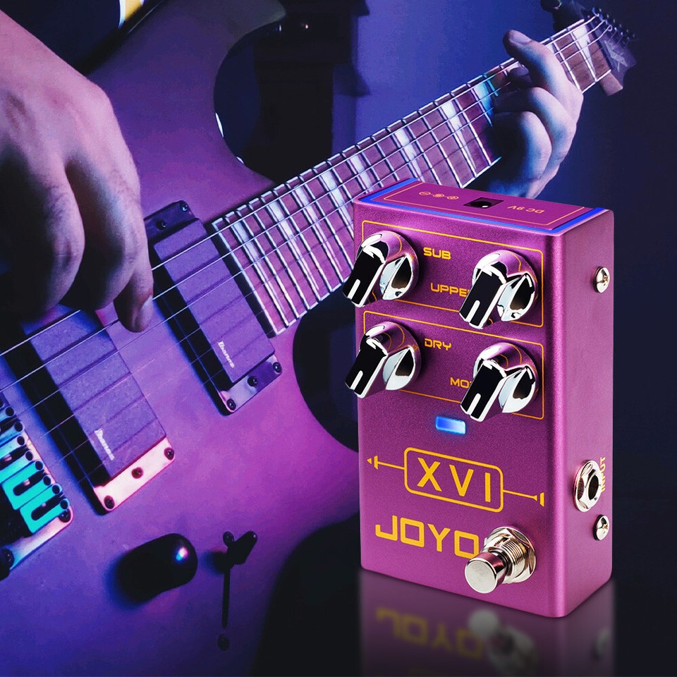JOYO Octave Effect Pedal MOD Effects Octave Adjusting for Electric ...
