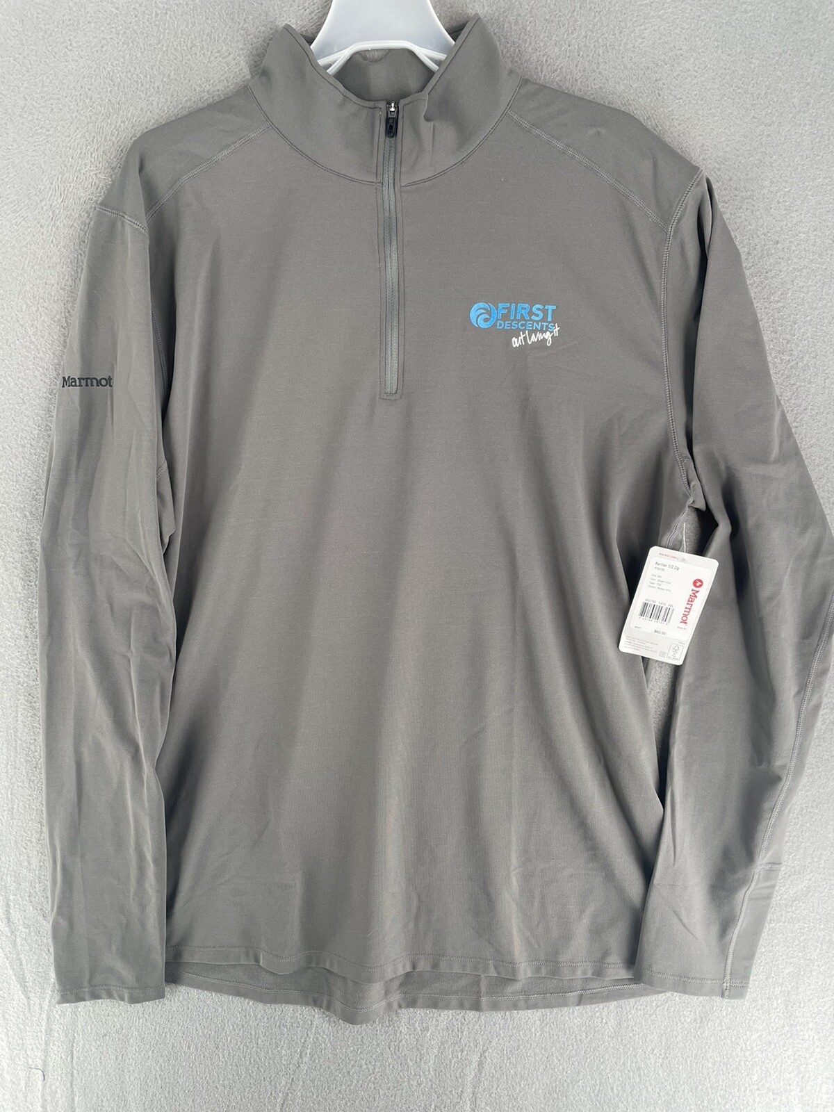 Marmot Sweater Men’s XXL 1/4 Zip Long Sleeve Mock Neck Fleece Outdoor ...