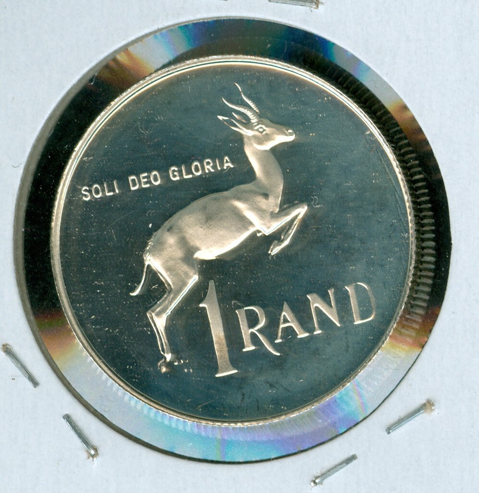 1988 SOUTH AFRICA SILVER 1 RAND ULTRA FINEST PROOF ULTRA DCAM . | eBay
