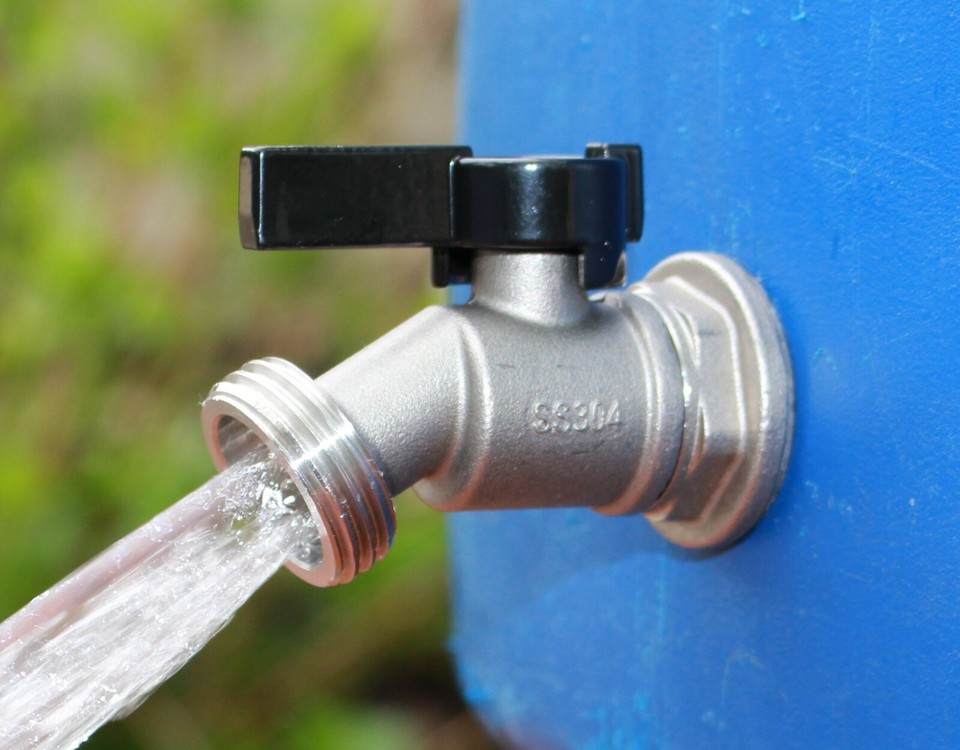 RBS006 Stainless Steel Water Jug Bucket Rain Barrel Spigot Spout Valve ...