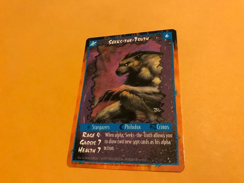 SEEKS-THE-TRUTH : RAGE UMBRA CCG card, Werewolf White Wolf TCG ...