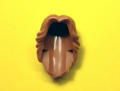 LEGO Minifigure Curly Wavy Hair Female Girl Nougat Ginger Red Auburn ...