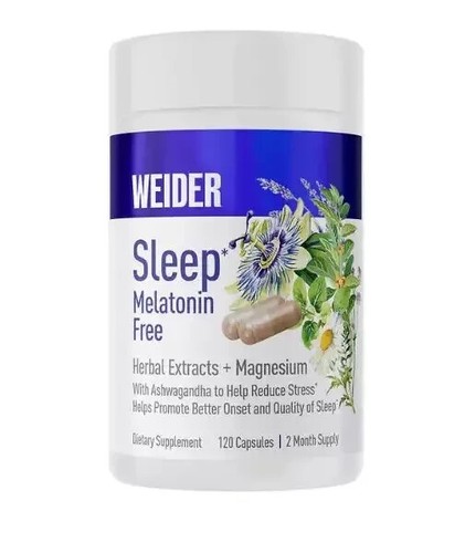 Weider Sleep Melatonin Free Sleep Aid, 120 Capsules | eBay