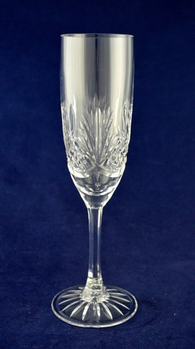 Edinburgh Crystal "CLYDE" Champagne Glass / Flute - 21cms (8-1/4") Tall ...