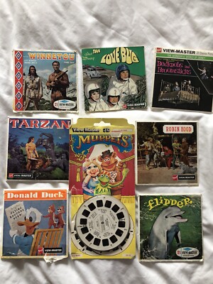 Vintage View Master Reel Collection : Tarzan, Robin Hood, Donald Duck ...