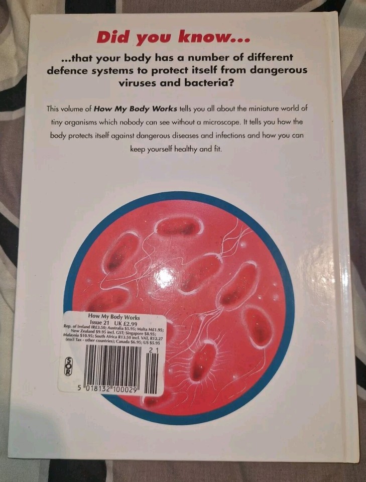 How My Body Works - Educational Hardback Books - Kids - The Immune ...