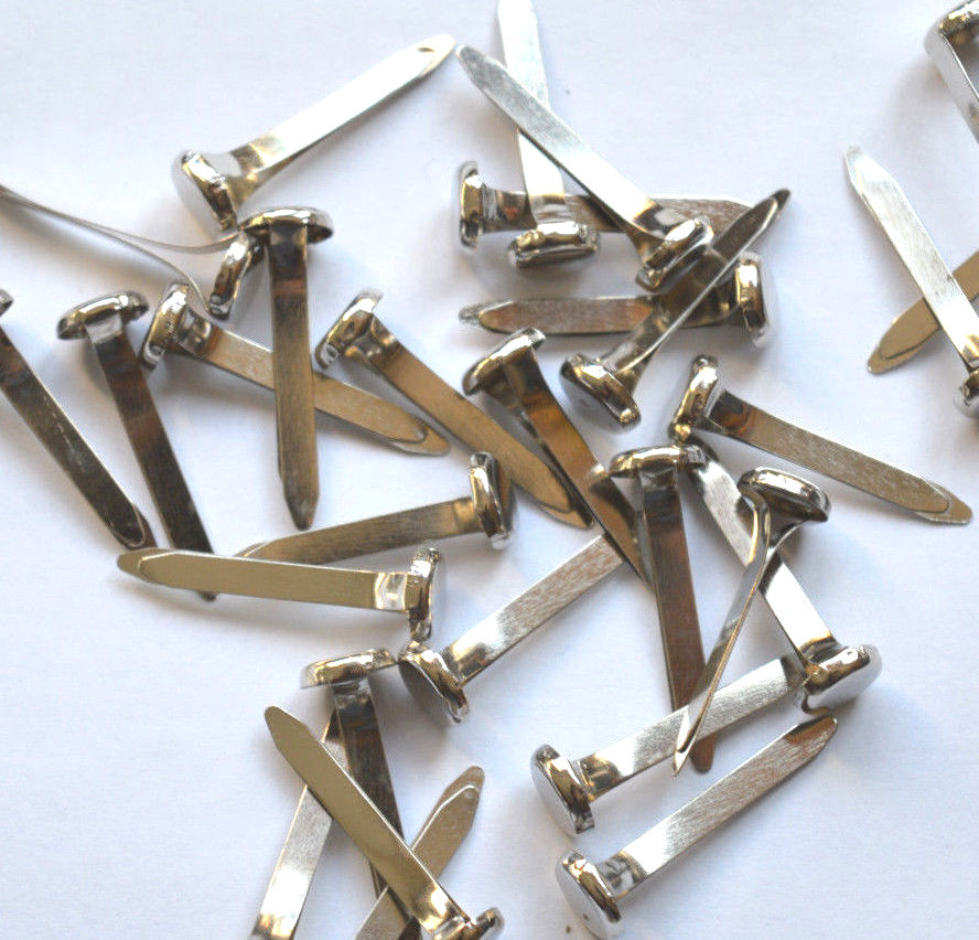 25mm Split Pins Paper Fastener Crafts Office Home Gold Silver Pin | eBay UK