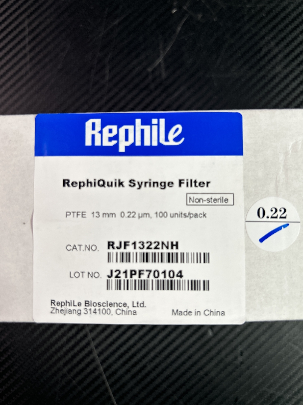 New Box of 100 Rephile RephiQuik Syringe Filter 13mm .22UM | eBay