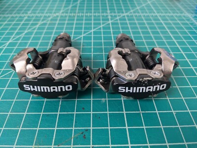 Shimano PD-M520 SPD Mountain Bike Clipless Pedals with Cleats ...