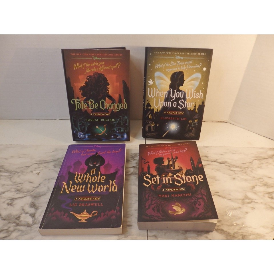 Disney Twisted Tales Lot of 16 Hardcover paperback Books Reflection ...