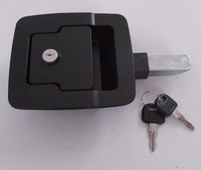 FIC BLACK RV 5" x 4 1/2" Baggage Door Lock 30207 EXTENDED Plunger ...