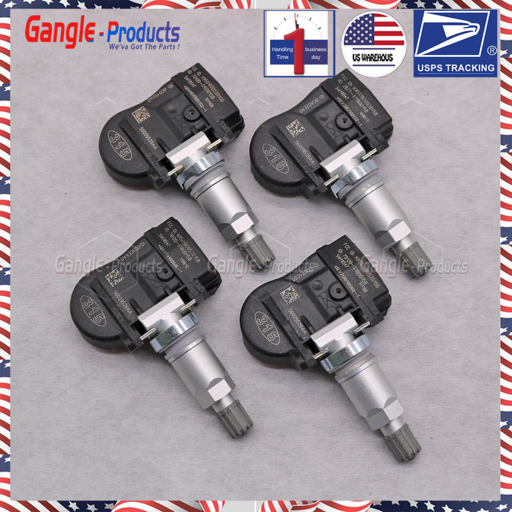4 Piece 56029526AA TPMS Tire Pressure Sensors 315MHz for Chrysler Dodge ...