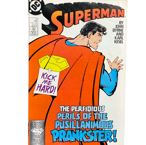 DC Comics SUPERMAN #16 1988 The Perfidious Perils of the Pusillanimous ...