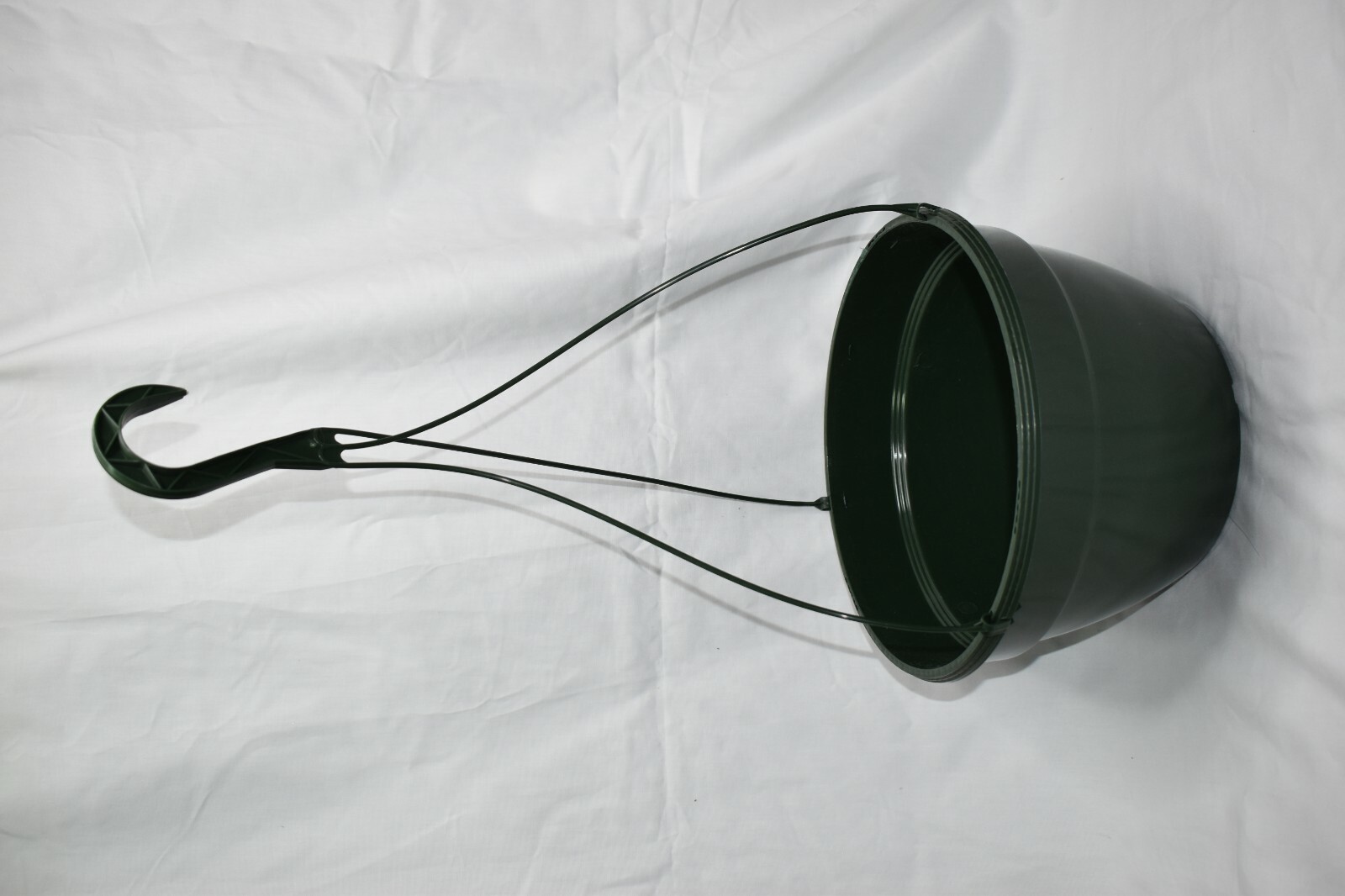 KOBA Green 11" Traditional Trench-Tek Plastic Hanging Basket - Flower ...