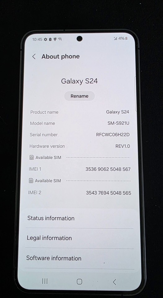 Samsung Galaxy S24 SM-S921U 256GB GRAY PERFECT CONDITION Verizon | eBay