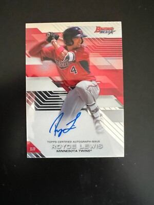 ROYCE LEWIS - #B17-RL Autograph - 2017 Bowman's Best | eBay