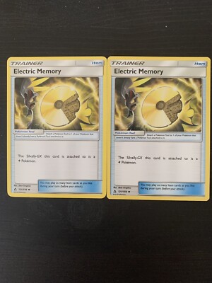 Pokémon TCG Electric Memory Ultra Prism 121/156 Regular - Set of 2 | eBay