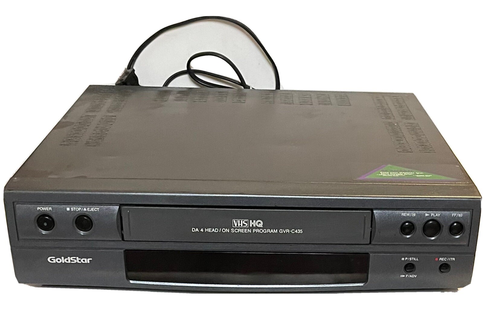 Gold Star GVR-C435 4 Head VHS VCR Video Cassette Recorder - READ ...
