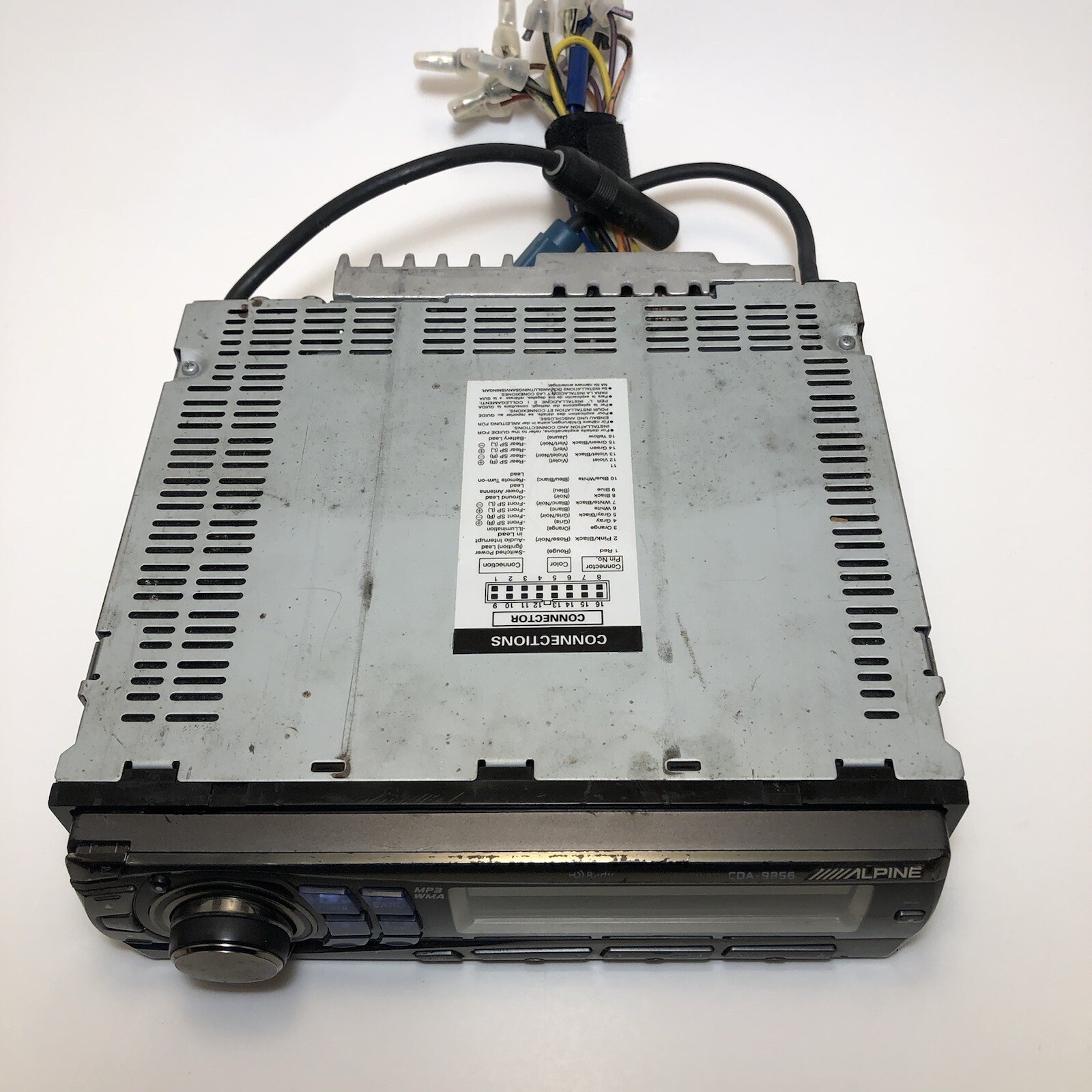 Alpine CDA-9856 CD Player Car Radio Untested (For Parts) | eBay