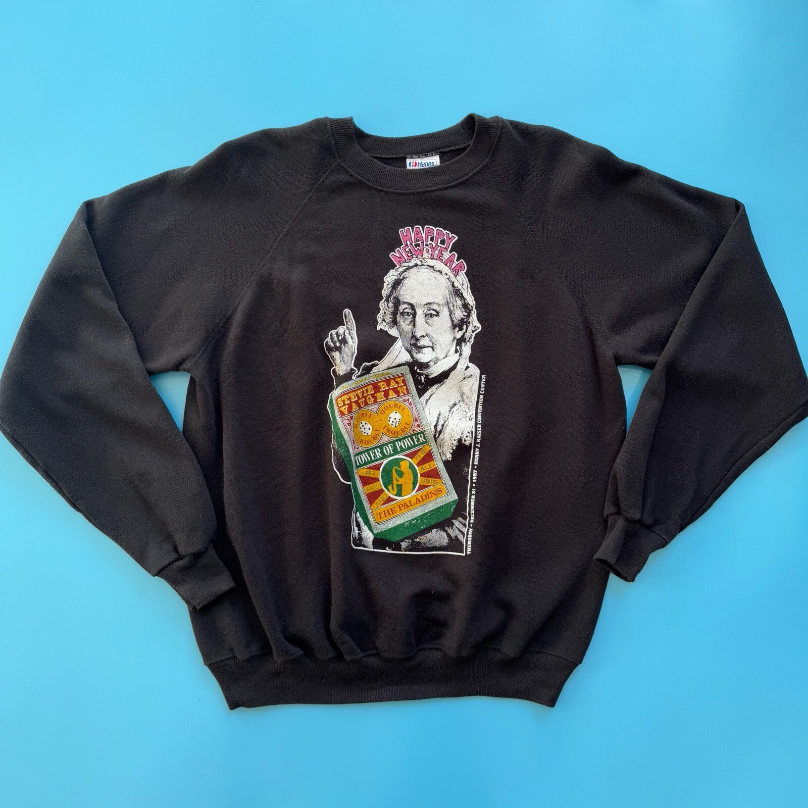 1987 Bill Graham Presents Stevie Ray Vaughan NYE Crew… - Gem