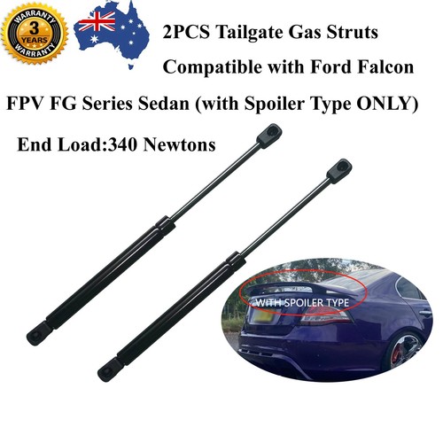 Pair Boot Lid Gas Struts for Ford Falcon FG Sedan with Spoiler G6/XR6 ...