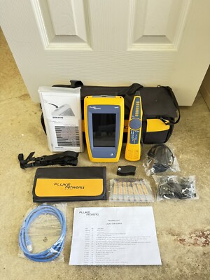 Fluke Networks LIQ-Kit LinkIQ Tester & Intellitone Pro 200 Cable ...