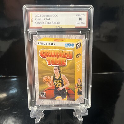 2024 Donruss CCC Caitlyn Clark Crunch Time Rookie #SS-CT1 GEM MINT 10 ...