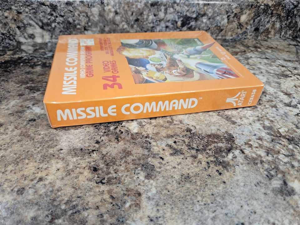 NEW SEALED Atari 2600 Missile Command 1980 CX2638 34 Games in 1 | eBay