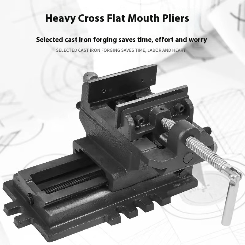 Cross Bench Vise Vise Cross Plain Vise Rotary Cross Pliers Mobile Plain ...