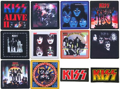 KISS - OFFICIAL IRON ON PATCH - ALIVE destroyer DYNASTY logo DRESSED ...