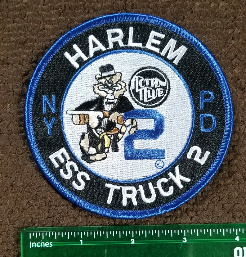 TOMCAT ESU Harlem New York 2 TRUCK ESS Patch Emergency Service SWAT | eBay