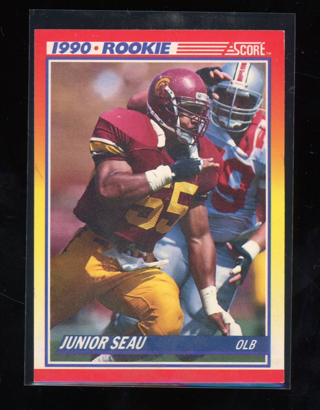 Junior Seau 1990 Score Football Card #302 Rookie USC Trojans | eBay
