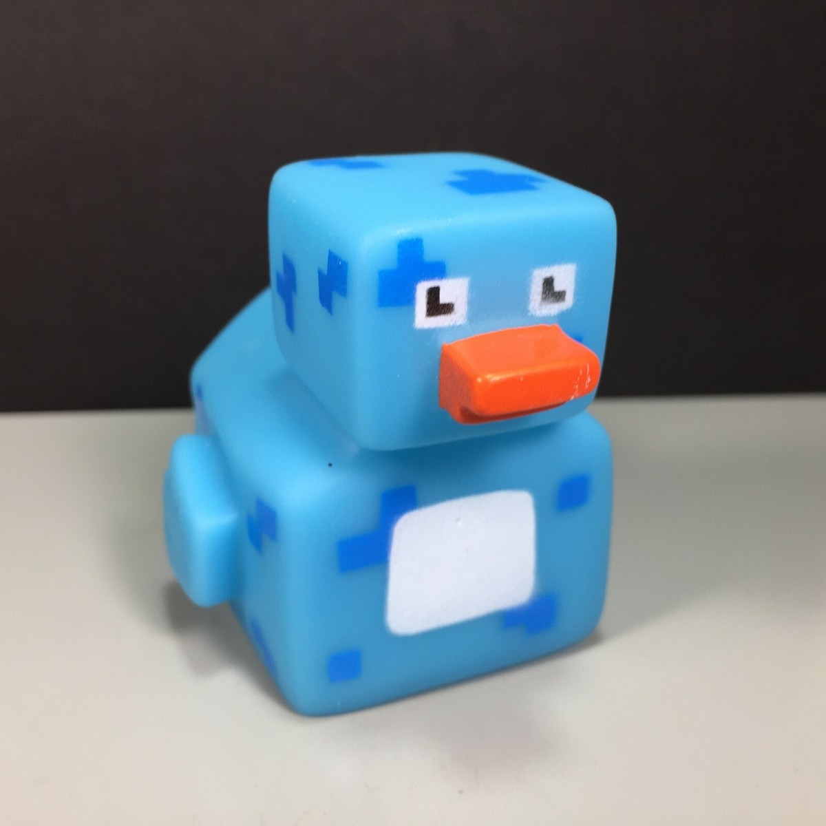 Minecraft Squishy Duck Real Life Mind Craft Digital Small Rubber Duck