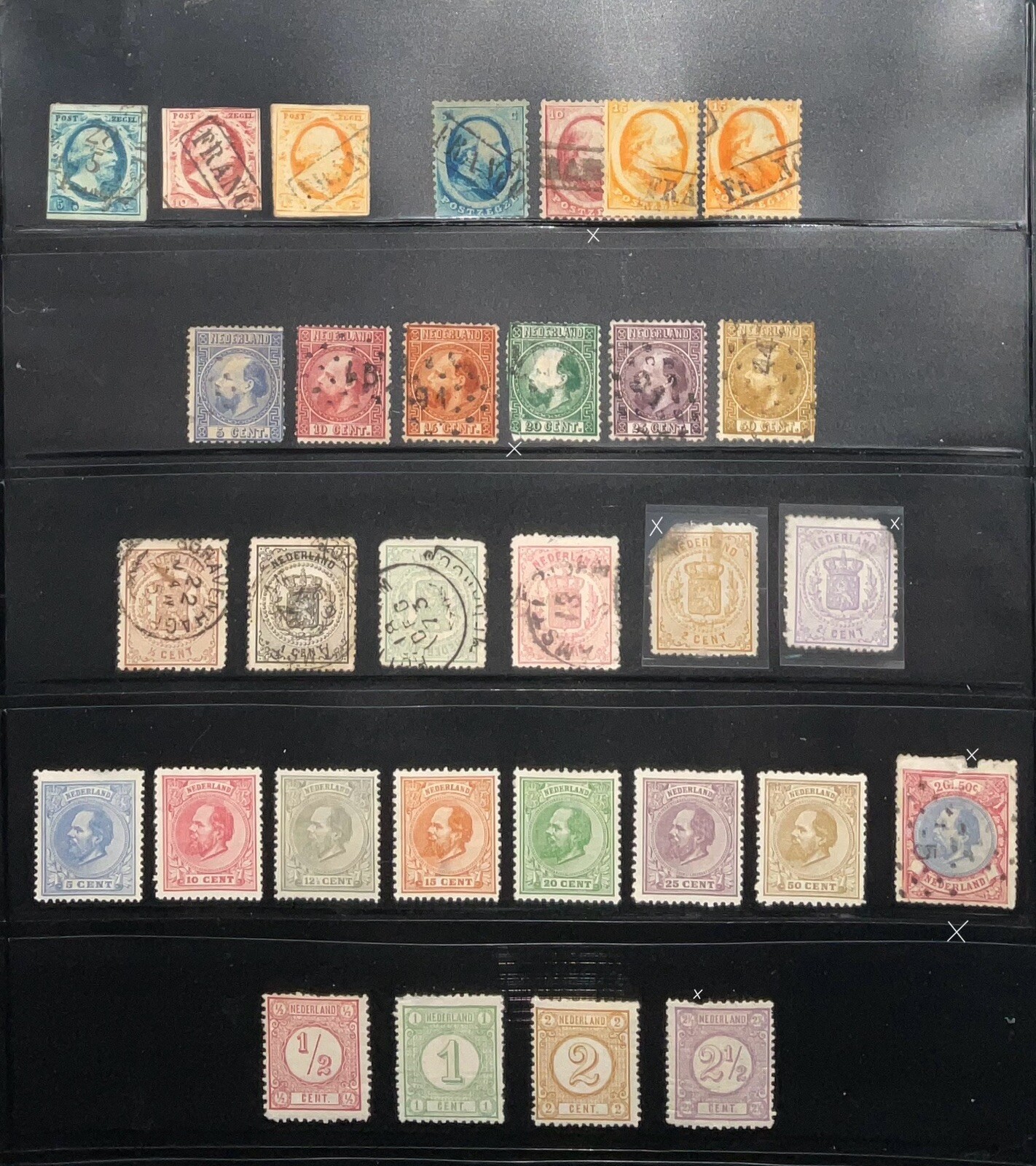 AMAZING Netherlands Stamp Collection Mint & Used From Old Album CV ...