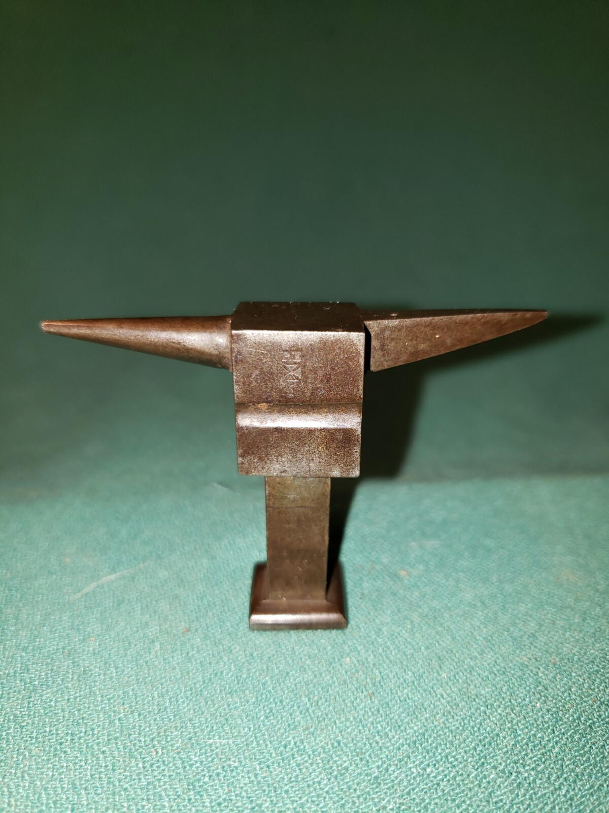 Vintage Miniature Jeweler's Anvil Marked P.E. & Logo of Maltese Cross ...