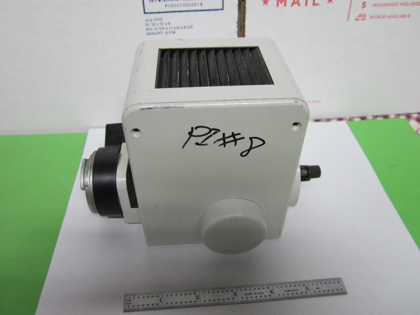 MICROSCOPE ILLUMINATOR LAMP HOUSING ORTHOPLAN LEITZ WETZLAR GERMANY BIN ...