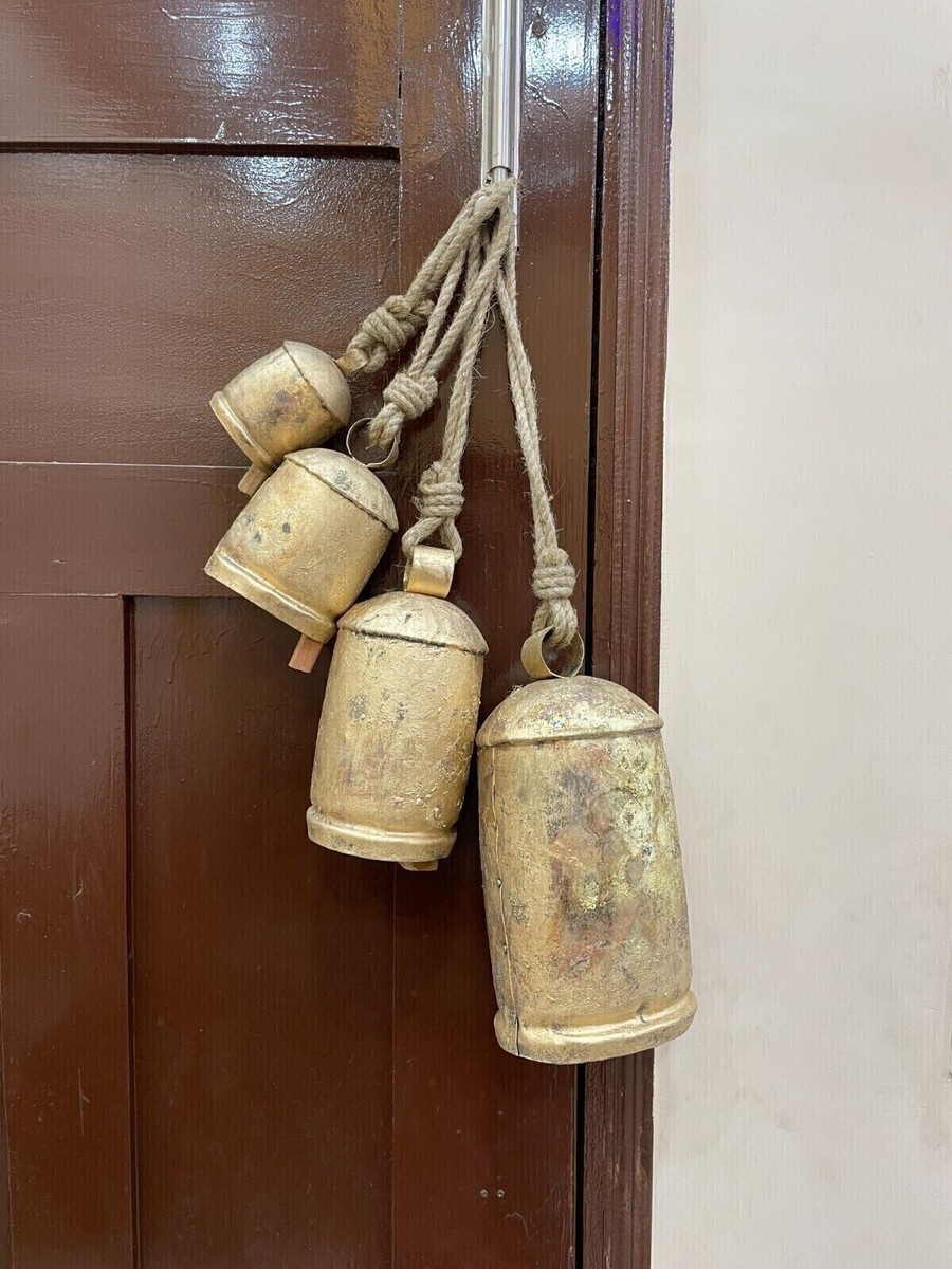 Hanging Bells Bulk SKEMIX Set Of 3 Hanging Harmony Bells Garden Rustic ...