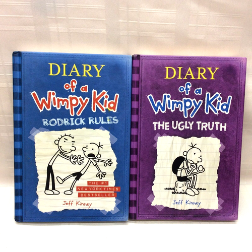 Set of 2 Diary of a Wimpy Kid, Rodrick Rules and The Ugly Truth by Jeff ...